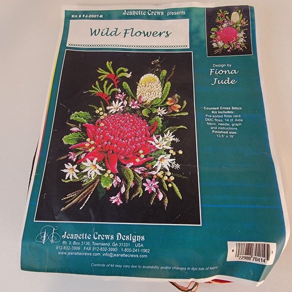 Jenette Crews | Art | Jeanette Crews Designs Wild Flowers Fj207k By ...